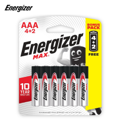 Pin Energizer Max AAA E92 BP4+2